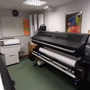 How the in-house printroom is proving its worth at the moment ...