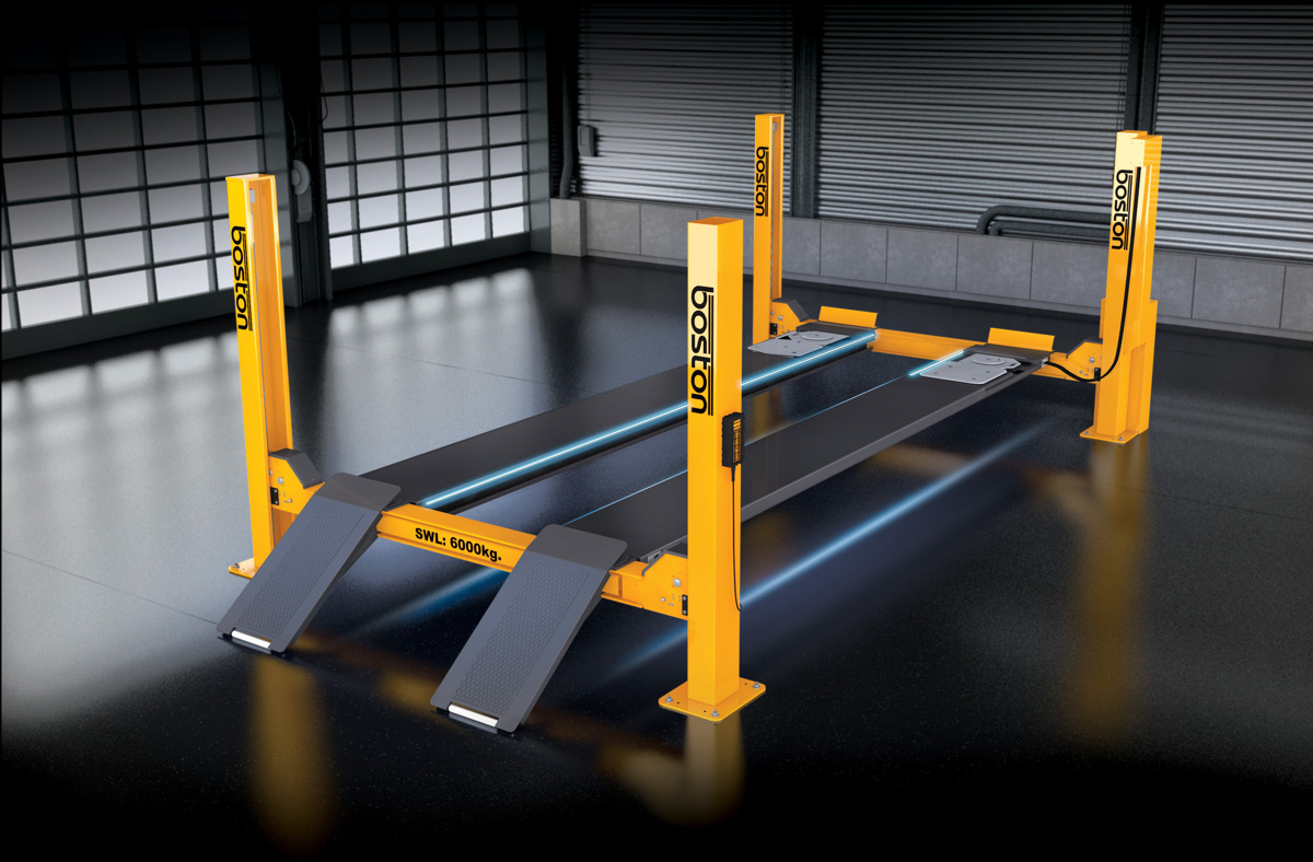 6T Four Post Lift |MoT Lifts | Boston Garage Equipment