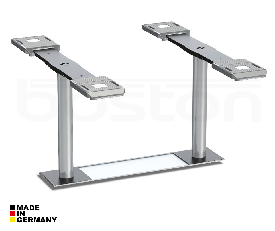 3.5T Twin ram in-ground vehicle lift with fixed lifting frame - Boston ...