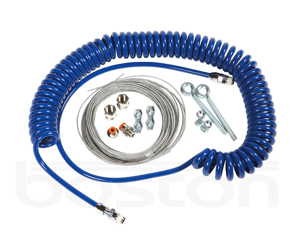 Coiled air-Hose Kit - Boston Garage Equipment