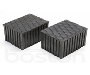 80mm Rubber Lifting Blocks - Boston Garage Equipment