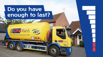 How long does heating oil last when the Watchman is flashing?