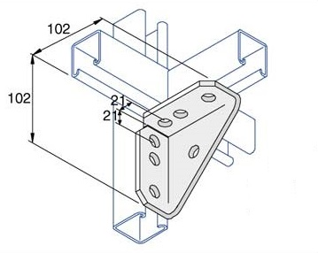 Gusseted Bracing Bracket - Fixmart