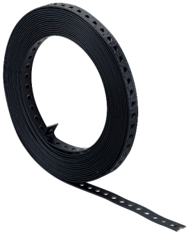Black PVC Coated Fixing Band - Fixmart