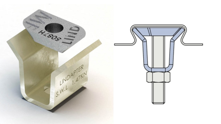 Type MF Lindapter - Metfloor Decking Fixings - Fixmart