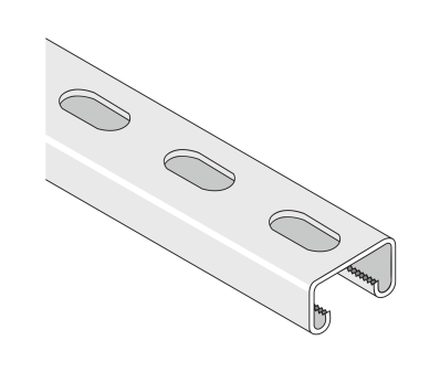 Unistrut 41x21 Slotted Channel 2.5mm - Fixmart