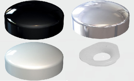 Plastic Dome Cap and Washer - Fixmart