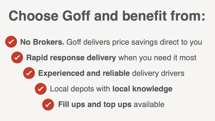 How quick can you get a Goff quote? - Goff Petroleum