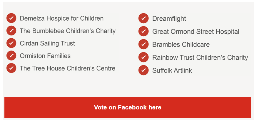 Voting Open - for your local Children's Charity in Goff Good Causes ...