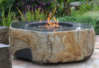 Basalt Rock Fire Pit - Tor Stone